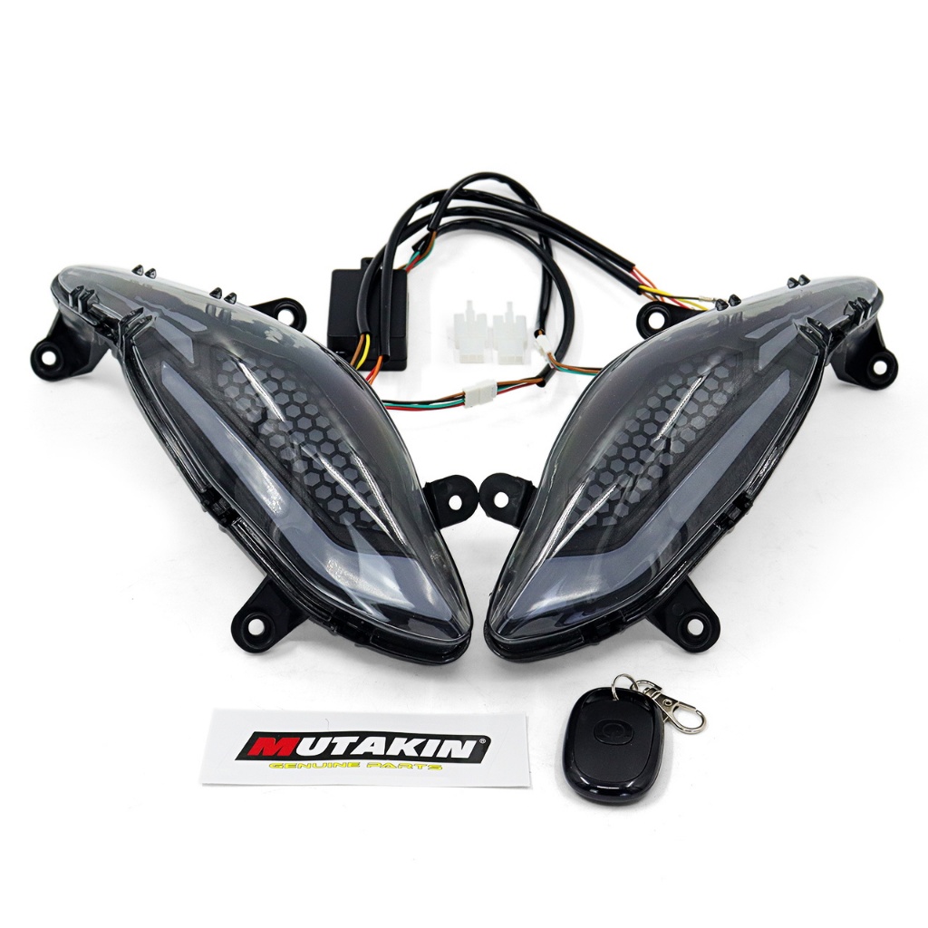 Jual mutakin RGB lampu alis 7 warna motor lampu senja gaban jupiter z1 ...