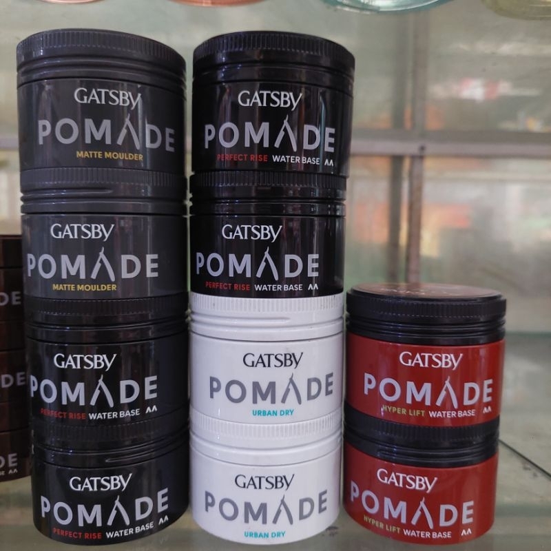 Jual GATSBY POMADE 75GR KRIM RAMBUT (HAIR STYLING) | Shopee Indonesia