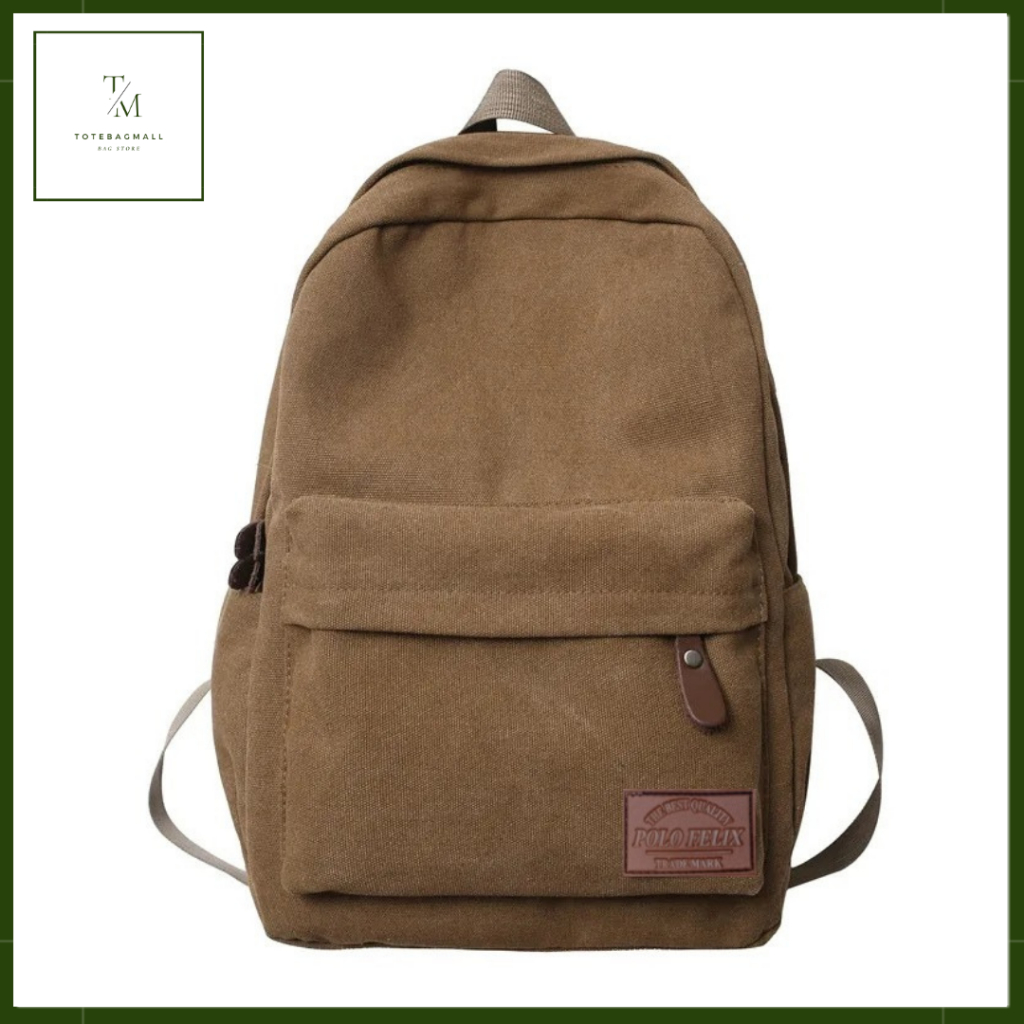 Jual [MURAH BANGET] Tas Ransel Kanvas Premium Kapasitas Besar Tas ...