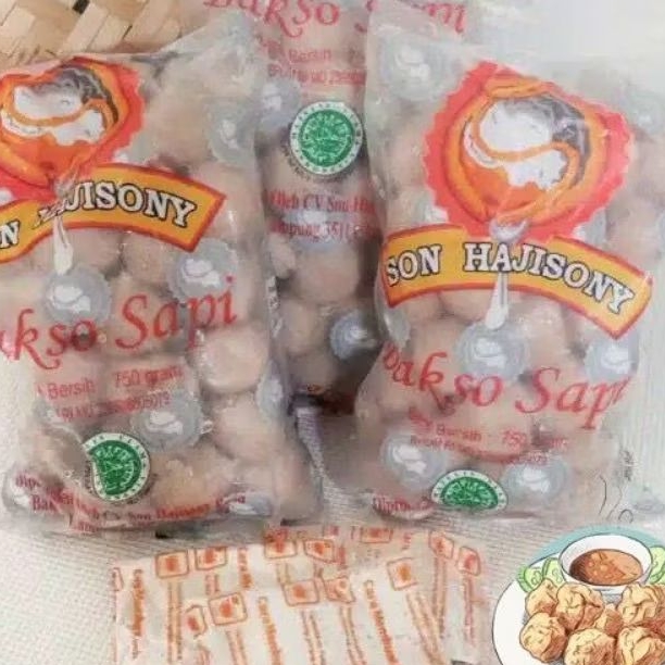 Jual Bakso Sony Besar SON HAJISONY Asli Lampung ( Baso daging Sapi ...