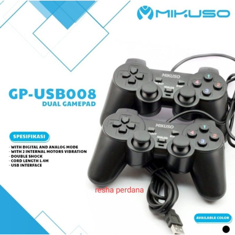 Jual mikuso Gp-usb006 | GP-usb008 game pad usb stick PC Stick laptop ...