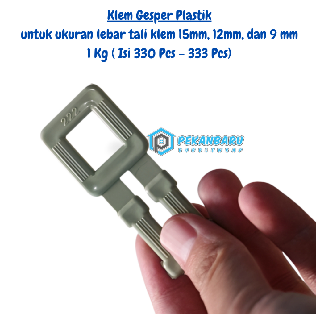 Jual Klem Gesper Plastik/Gesper Tali Strapping Band Tali Packing ...