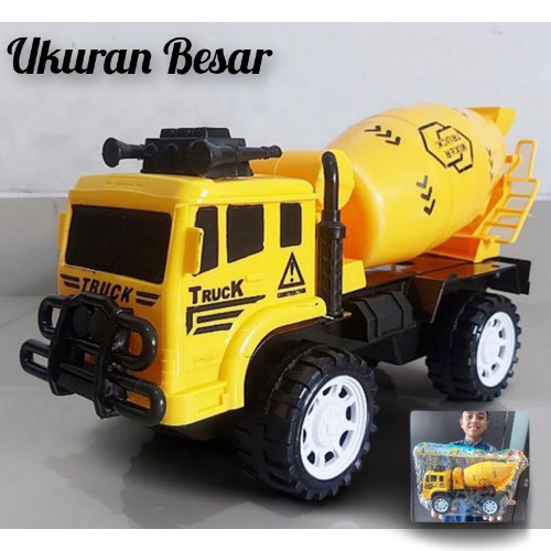 Jual Mainan mobil truk molen mixer besar | Shopee Indonesia