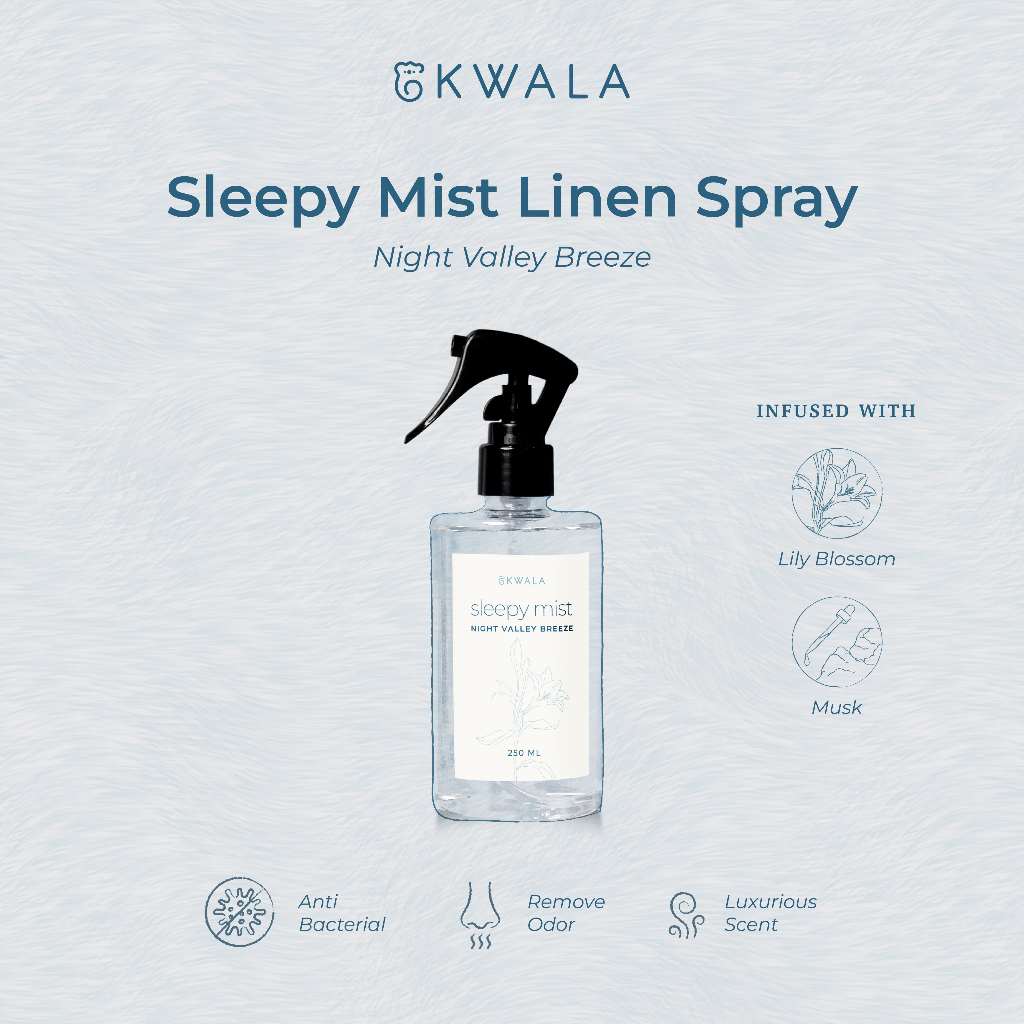 Jual KWALA Sleepy Mist | Linen Spray | Room Spray | Bed Spray ...