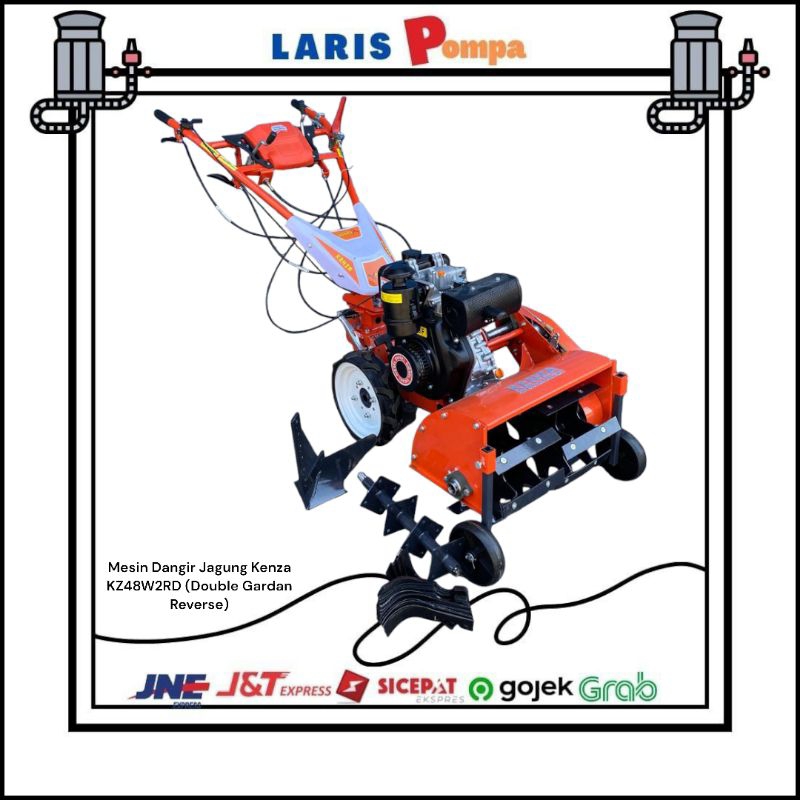 Jual Mesin Dangir Jagung Kenza KZ48W2RD (Double Gardan Reverse ...