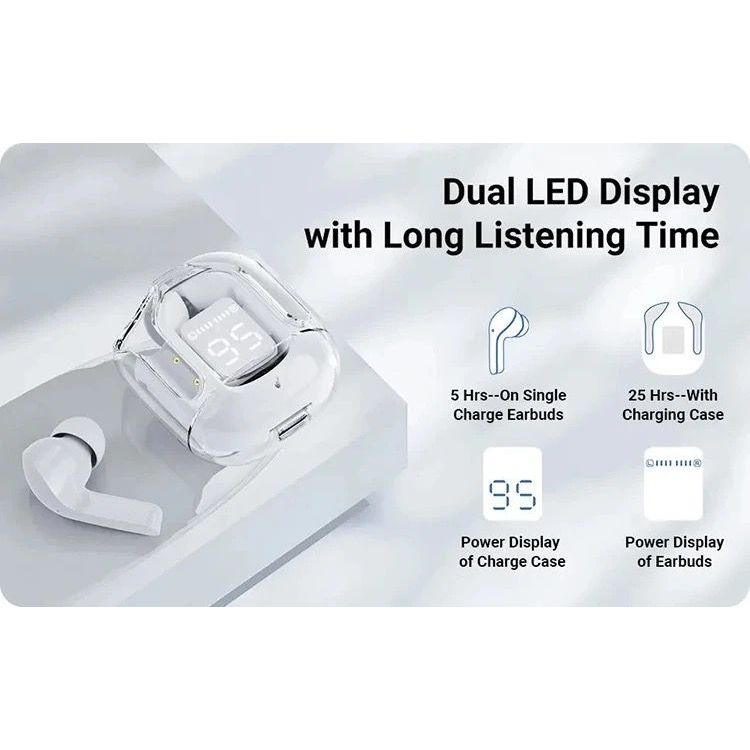 Jual Ultrapods TWS Bluetooth 5.3 Earphone Android with Microphone HiFi ...