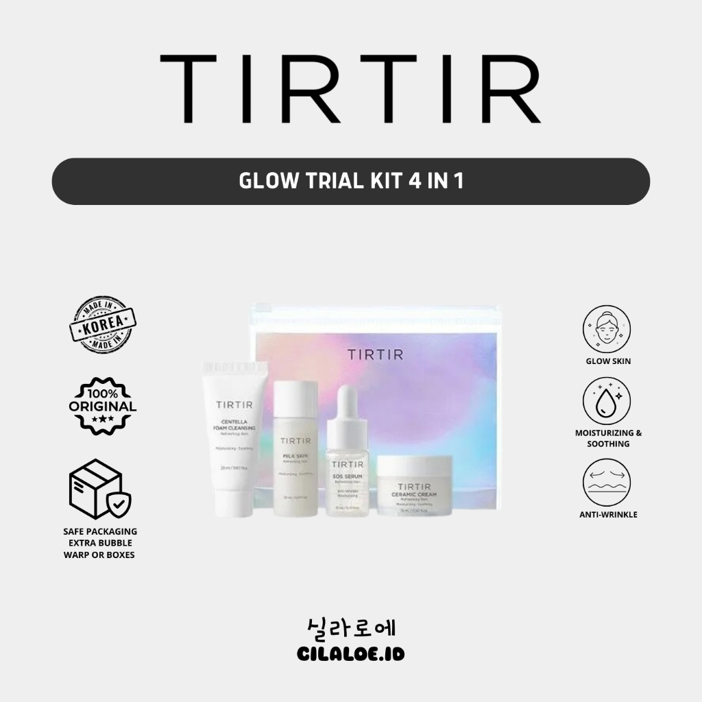 Jual [READYSTOCK] TIRTIR Glow Trial Kit 4 in 1 | CILALOE.ID 100 ...