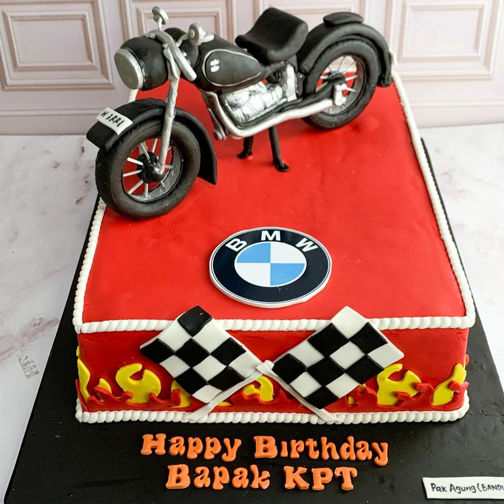 Jual Kue Ulang Tahun/Birthday cake/Kue Ultah Tema Motor/Kue Birthday ...