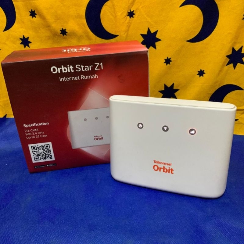 Jual Wifi Router 4G Orbit Star Z1 ZTE MF293N Unlock 4G LTE T-Sel Byu ...