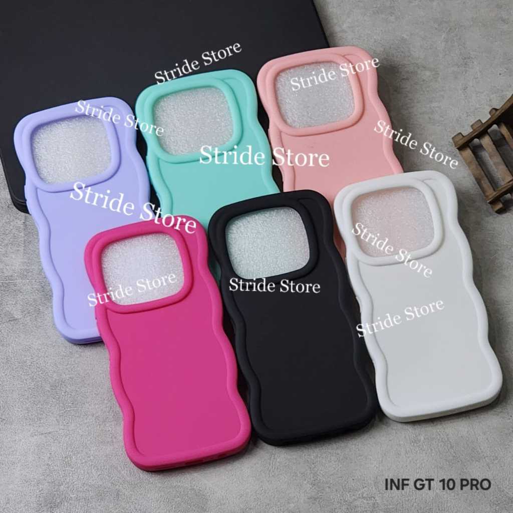 Jual macaron wave case infinix gt 20 pro smart 8 plus 8 pro smart 8 hot ...