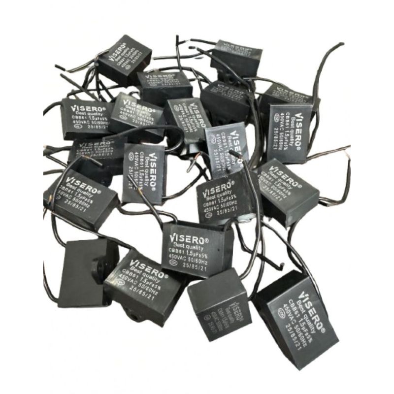 Jual Kapasitor Kipas Angin 1,5uf / 2uf Kotak Hitam 1.5uf Kapasitor | Shopee Indonesia