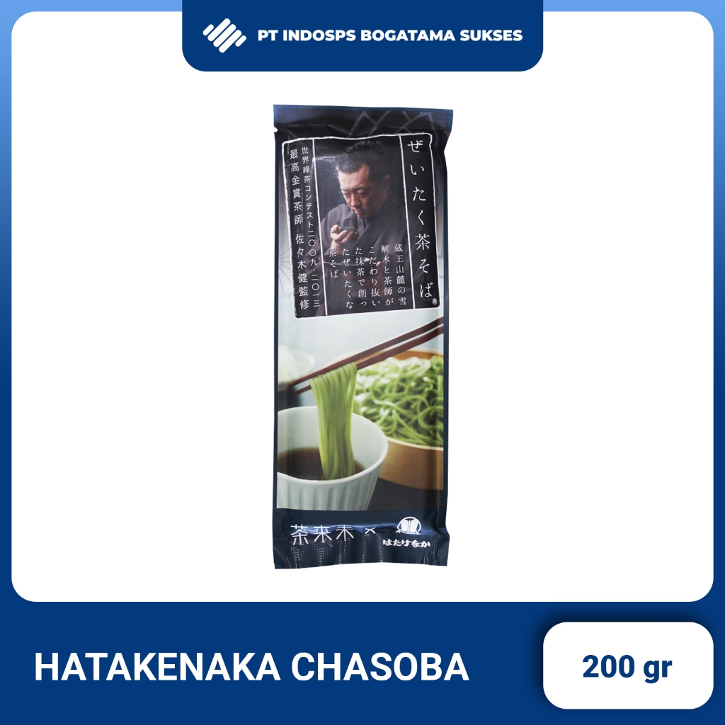 Jual Hatakenaka Cha Soba 200gr | Dry Matcha Noodle Chasoba | Mie Kering ...