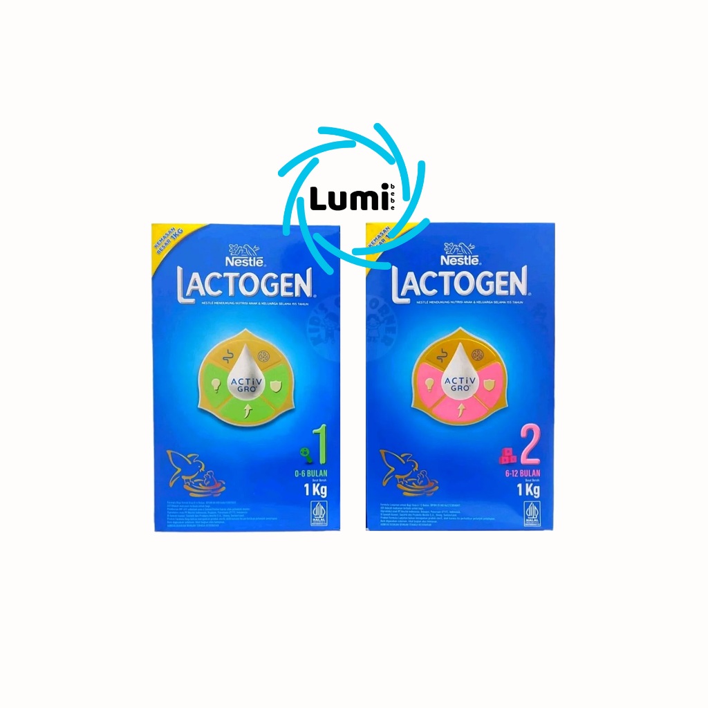 Jual Nestle LACTOGEN PRO 0-6 Bulan 6-12 Bulan Box 1 kg Susu Formula ...
