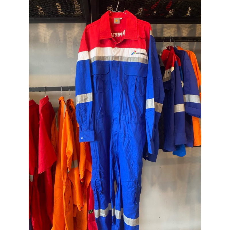 Jual Wearpack Pertamina Defender Ultra Coverall Pertamina Original ...