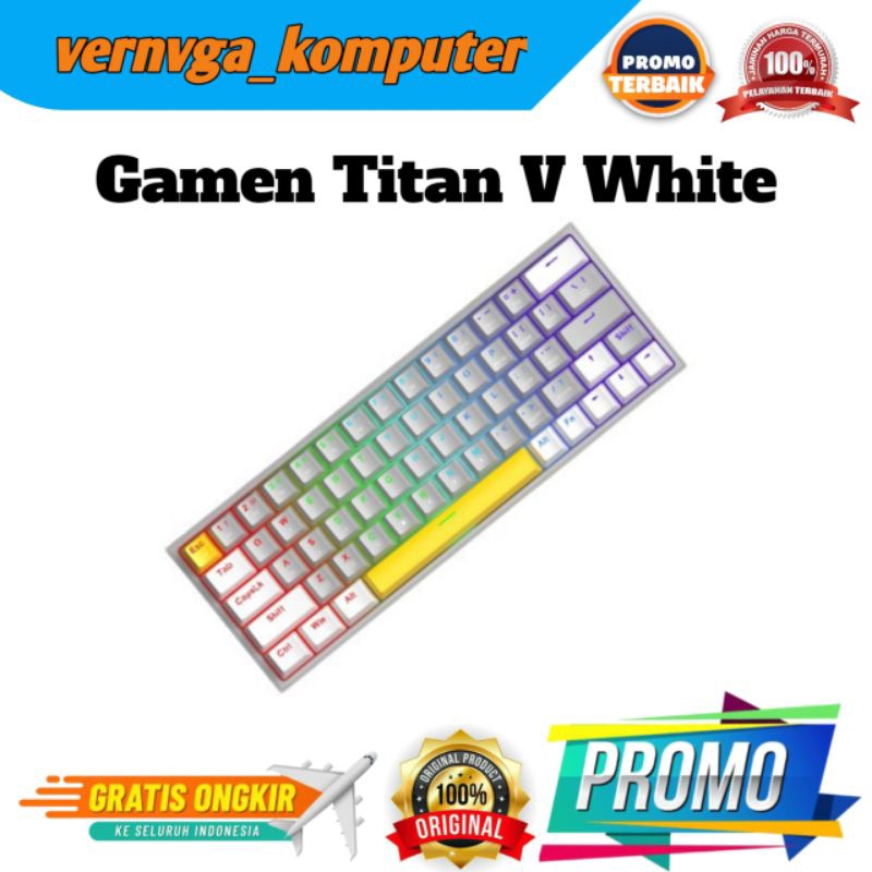 Jual Keyboard Gamen Titan V Mechanical Gaming Keyboard - Blue Switch ...
