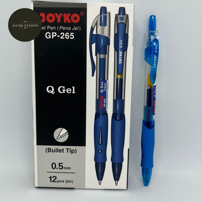 Jual Gel Pen Pulpen Pena Joyko GP 265 Q Gel 0.5 mm (BIRU) Original ...