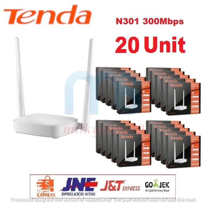 Jual Tenda N301 Wireless N 300Mbps Router Indoor PAKET 20 UNIT | Shopee Indonesia