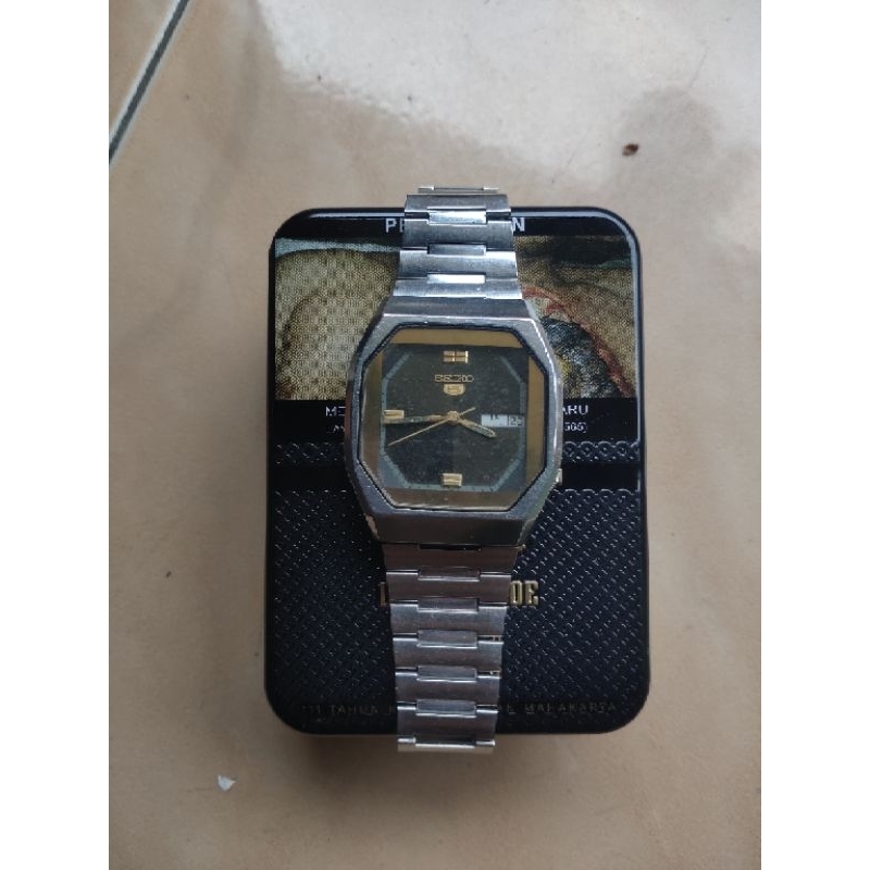 Jual Jam Tangan Seiko 5 auto matic second original vintage tinggal pakai | Shopee Indonesia