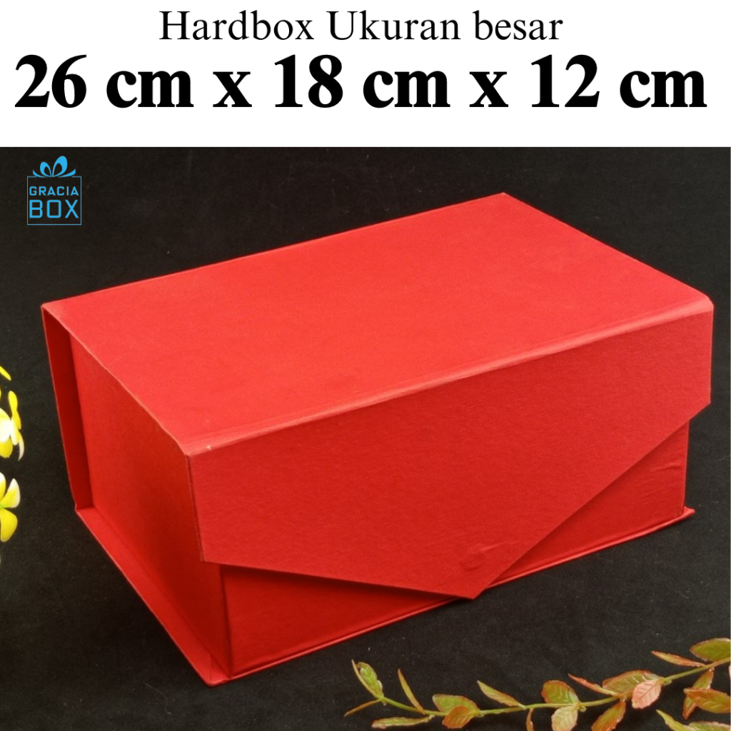 Jual BOX HAMPER - HARDBOX - KOTAK MAKANAN - ukuran 26 cm x 18 cm x 12 ...