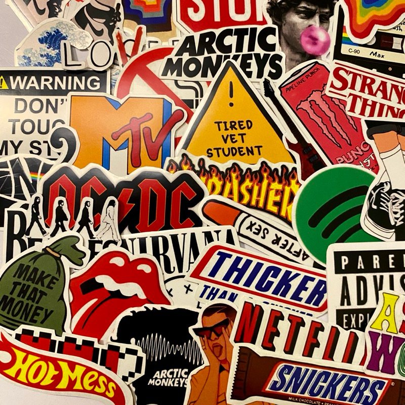 Jual Sticker stiker tumblr random sticker hype #3 ukuran A4 | Shopee ...