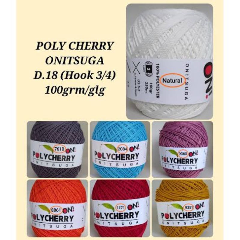 Jual Original Termurah | Benang Rajut Polycherry Onitsuga | Shopee ...