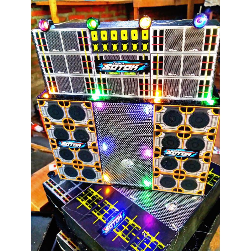 Jual SOUND MINIATUR FULLSET SIAP BUNYI FREE REQUEST NAMA | Shopee Indonesia