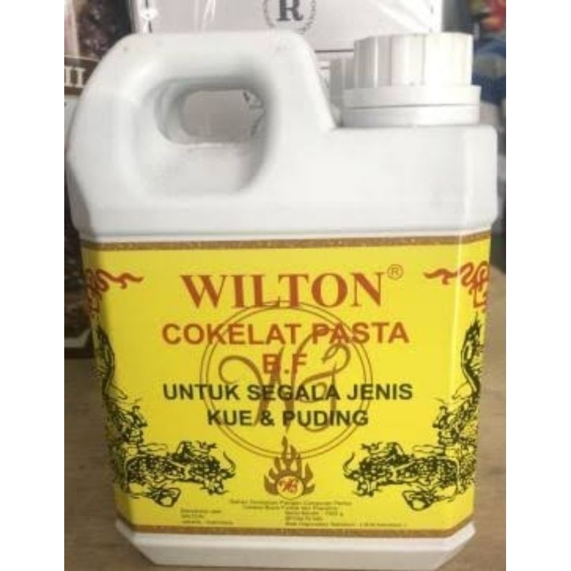 Jual wilton coklat pasta bg 1000 g ( 1 liter) | Shopee Indonesia