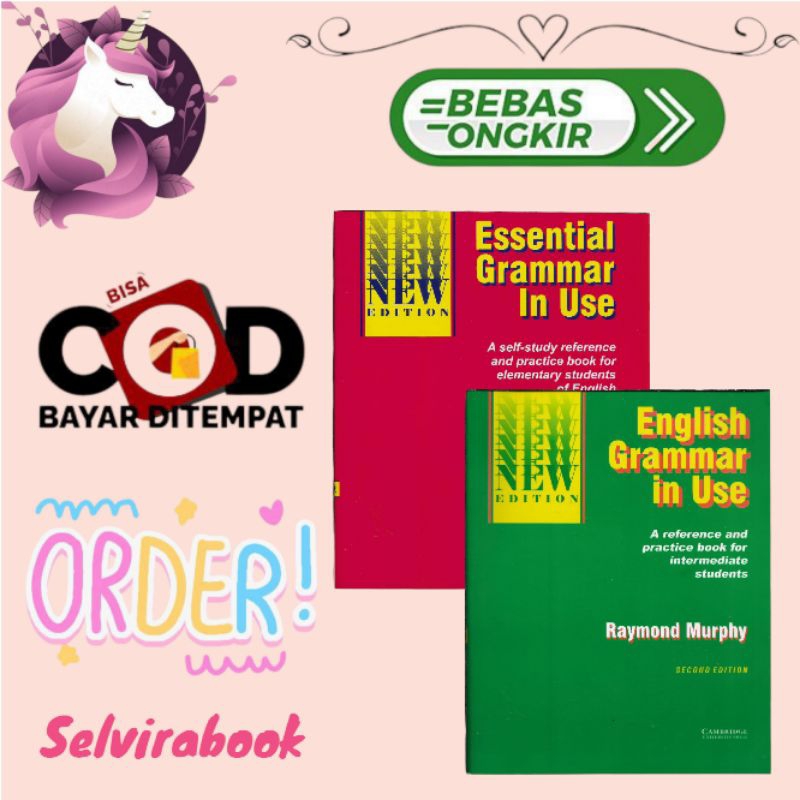 Jual Buku English Grammar In Use & Essential Grammar In Use By Raymond ...