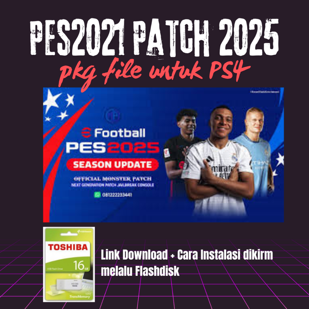 Jual EFOOTBALL PES 2021 PATCH 2025 PS4 PKG FILE | Shopee Indonesia