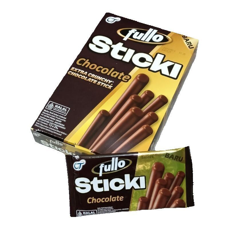 Jual Fullo Sticki Cokelat 1 Box isi 12 Pcs 25gr Stick Chocolate Extra ...