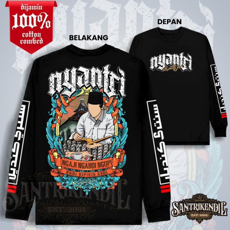 Jual KAOS NYANTRI DISTRO SANTRI KUALITAS PREMIUM 100% CATTON COMBED ... Jual KAOS NYANTRI DISTRO SANTRI KUALITAS PREMIUM 100% CATTON COMBED ...