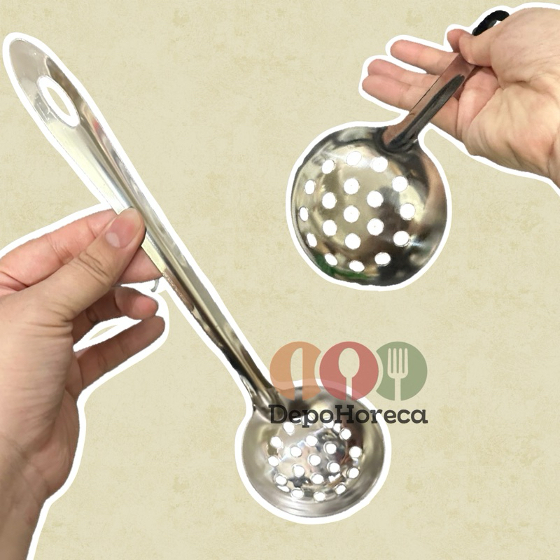 Jual Ladle Perforating / Ladel Bolong-Bolong / Ladle Boba Milk Tea ...