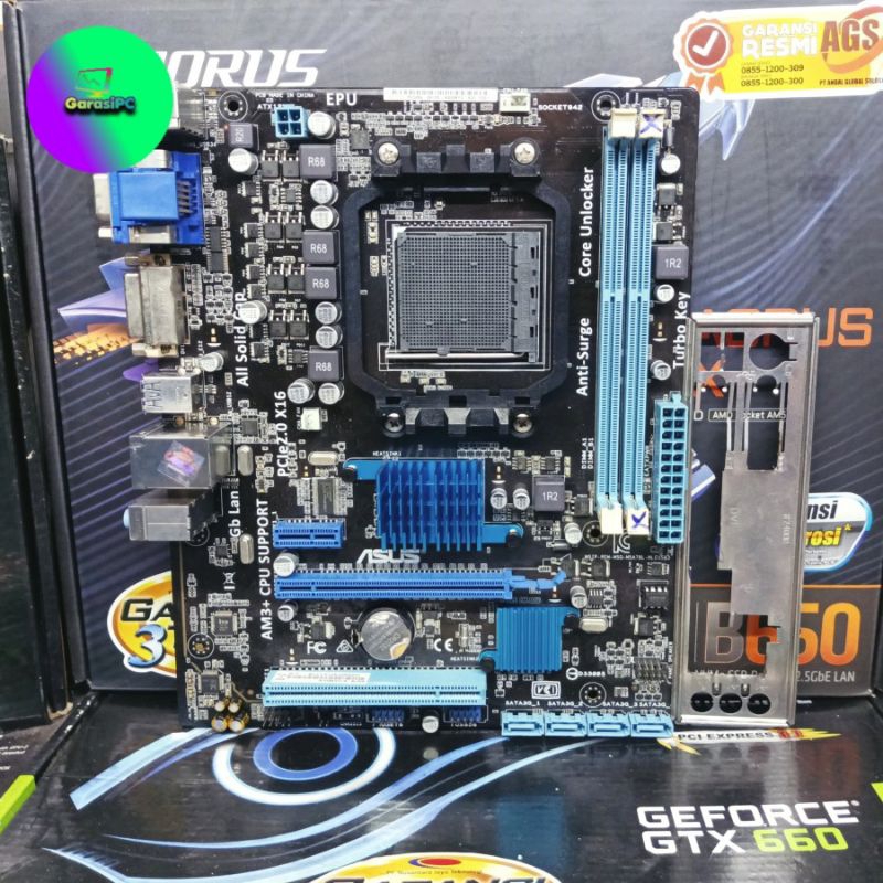 Jual Motherboard AMD ASUS M5A78L-M LE/USB3 Socket AM3 AM3+ DDr3 MINUS ...