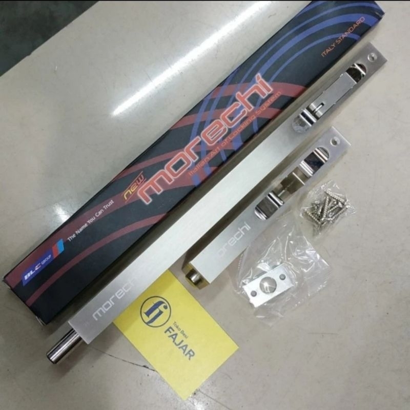 Jual Kunci grendel slot tanam pintu double dobel flush 12 & 6 inch ...