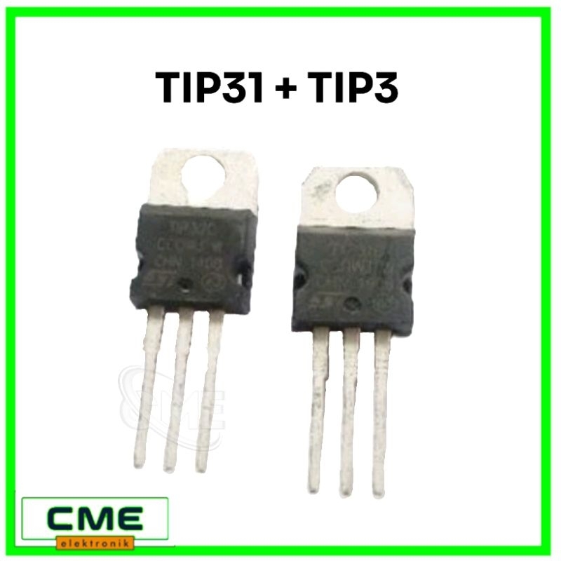 Jual Transistor Tip31 Tip32 Satu Set Pasangan Tr Npn And Pnp Shopee Indonesia