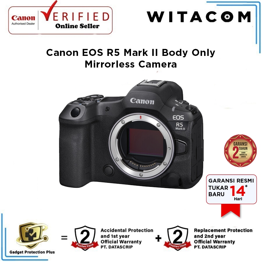 Jual Canon EOS R5 Mark II / EOS R5II / EOS R5 II Body Only - Garansi ...