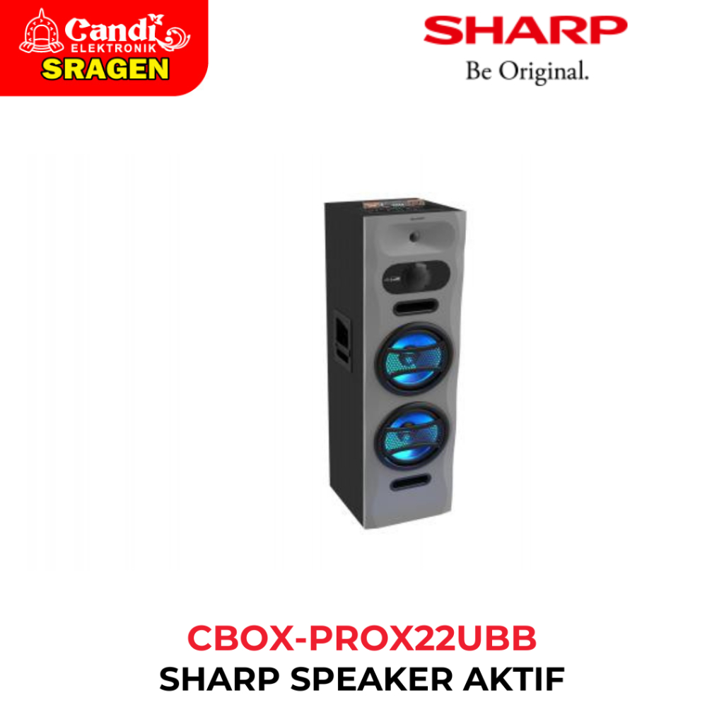 Jual SHARP Speaker Aktif 12 inch Double Woofer - CBOX-PROX22UBB ...