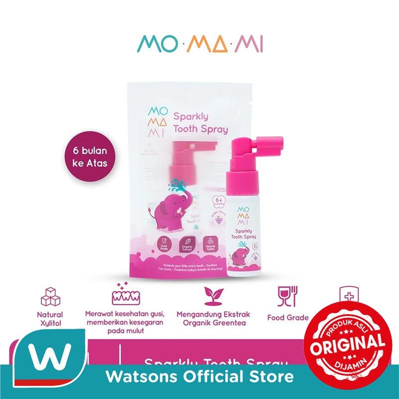 Jual Momami Sparkly Tooth Spray Grape 20ml | Shopee Indonesia