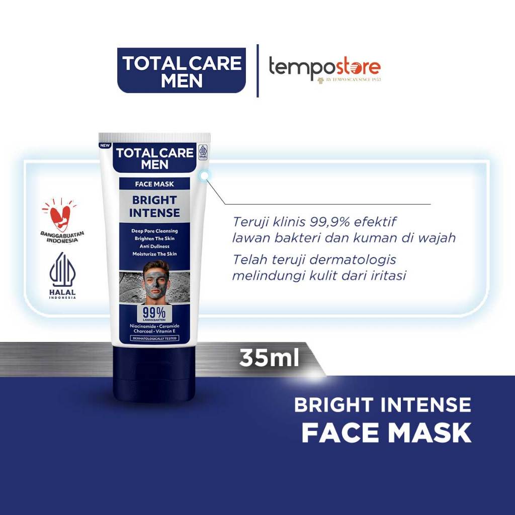 Jual Total Care Men Face Mask Bright Intense 35ml | Shopee Indonesia