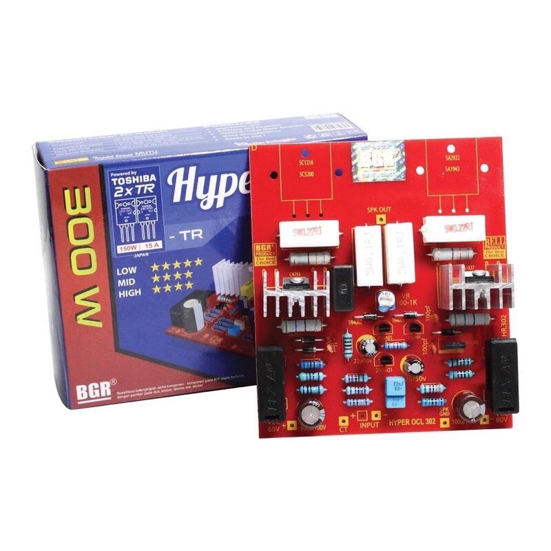 Jual KIT AMPLIFIER HYPER OCL 300W TANPA TR 300W - TR POWER AMPLIFIER ...