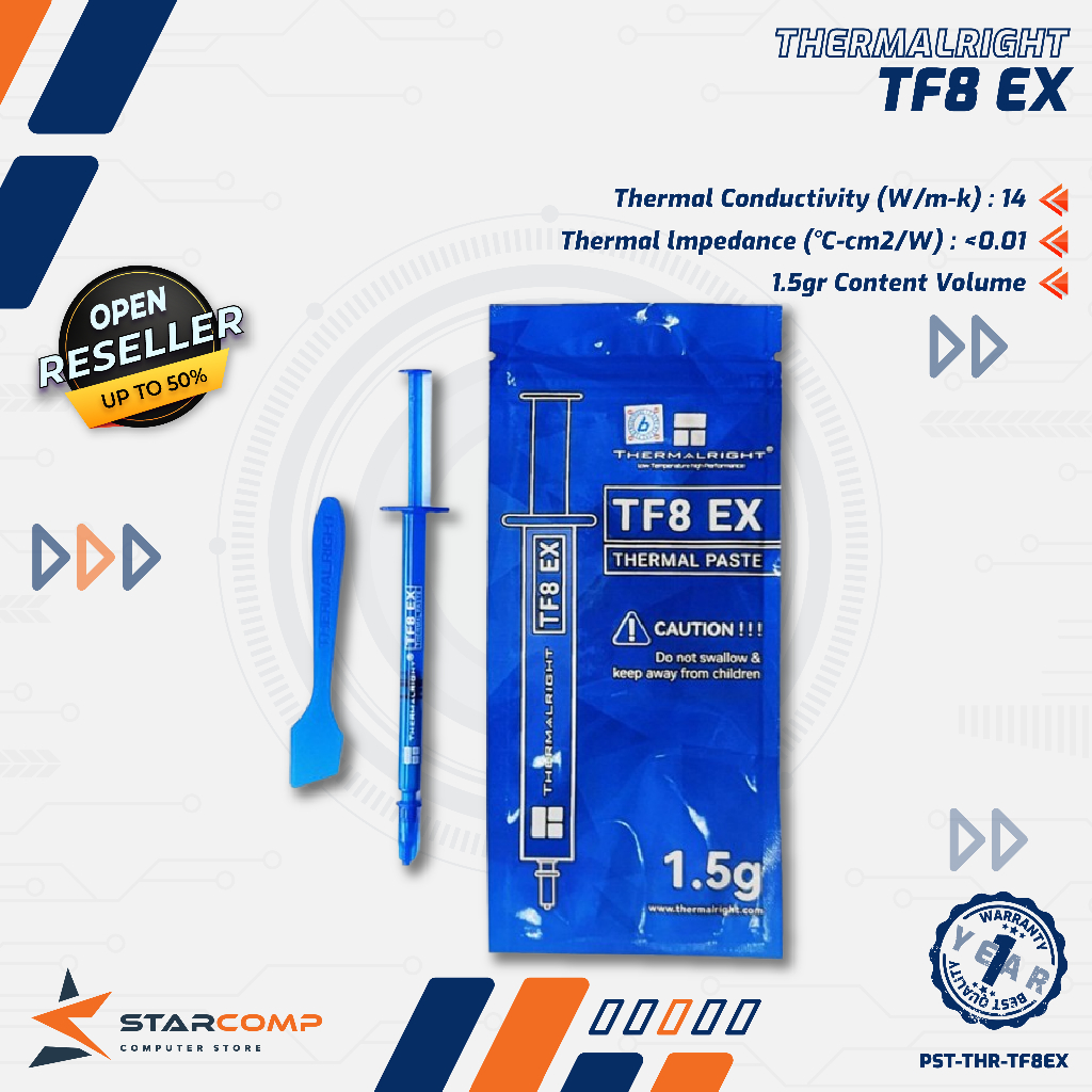 Jual THERMALRIGHT TF8 EX Thermal Paste 1.5 Gram | Shopee Indonesia