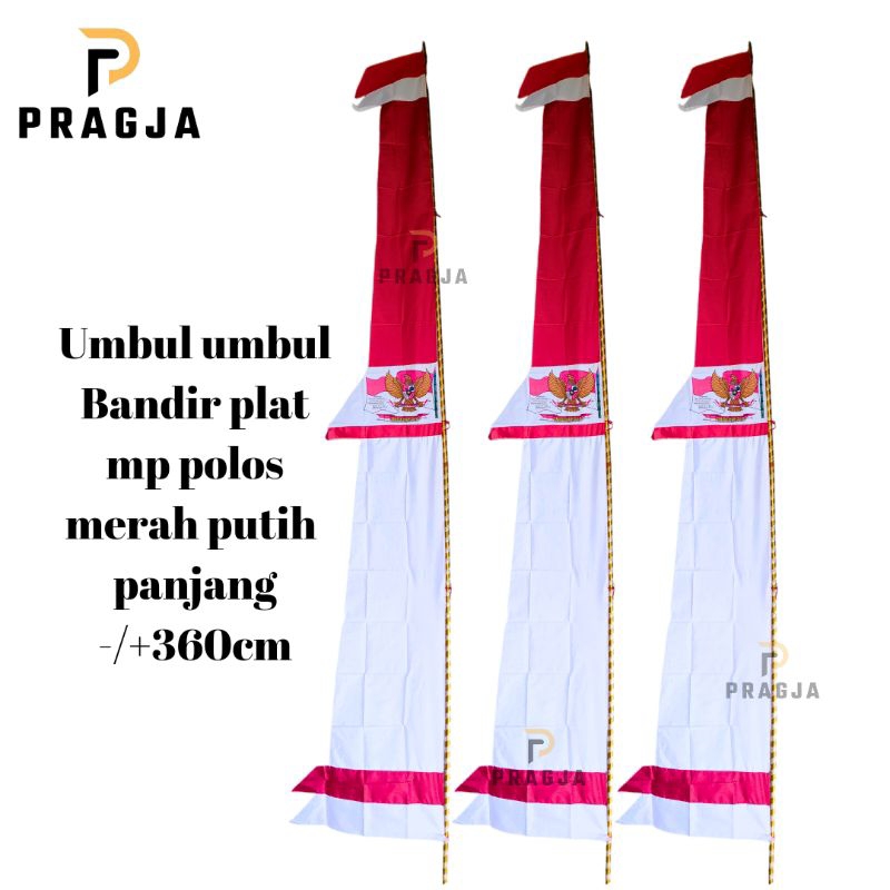 Jual PRAGJA Umbul umbul Jumbo Bendera merah putih garuda | Shopee Indonesia