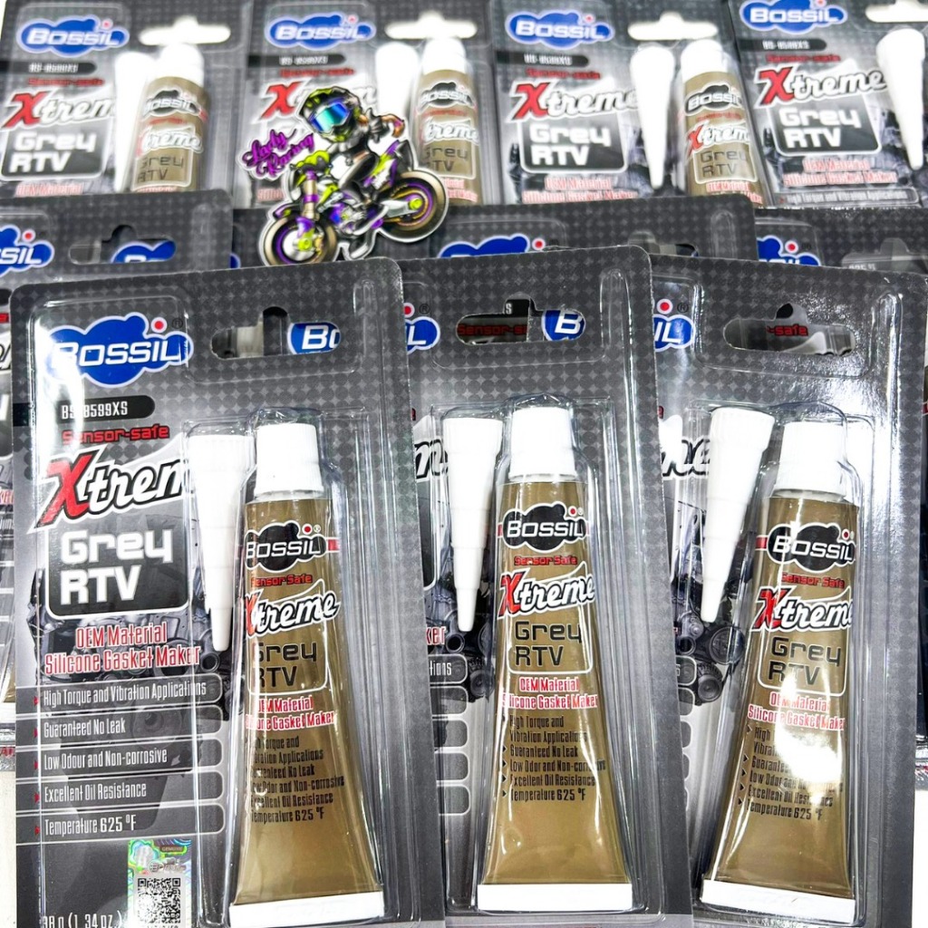 Jual LEM BOSSIL 38 GRAM LEM PAKING GASKET MESIN SILICONE EXTREME GREY ...