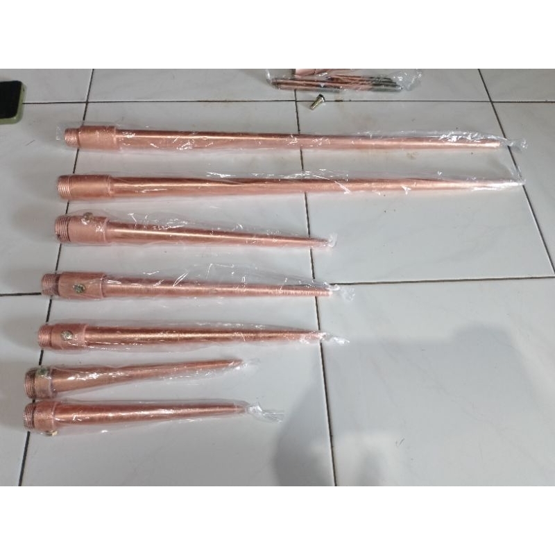 Jual Splitzen Anti Petir Trisula+Pipa+Sok 3/4 panjang 60cm Penangkal ...
