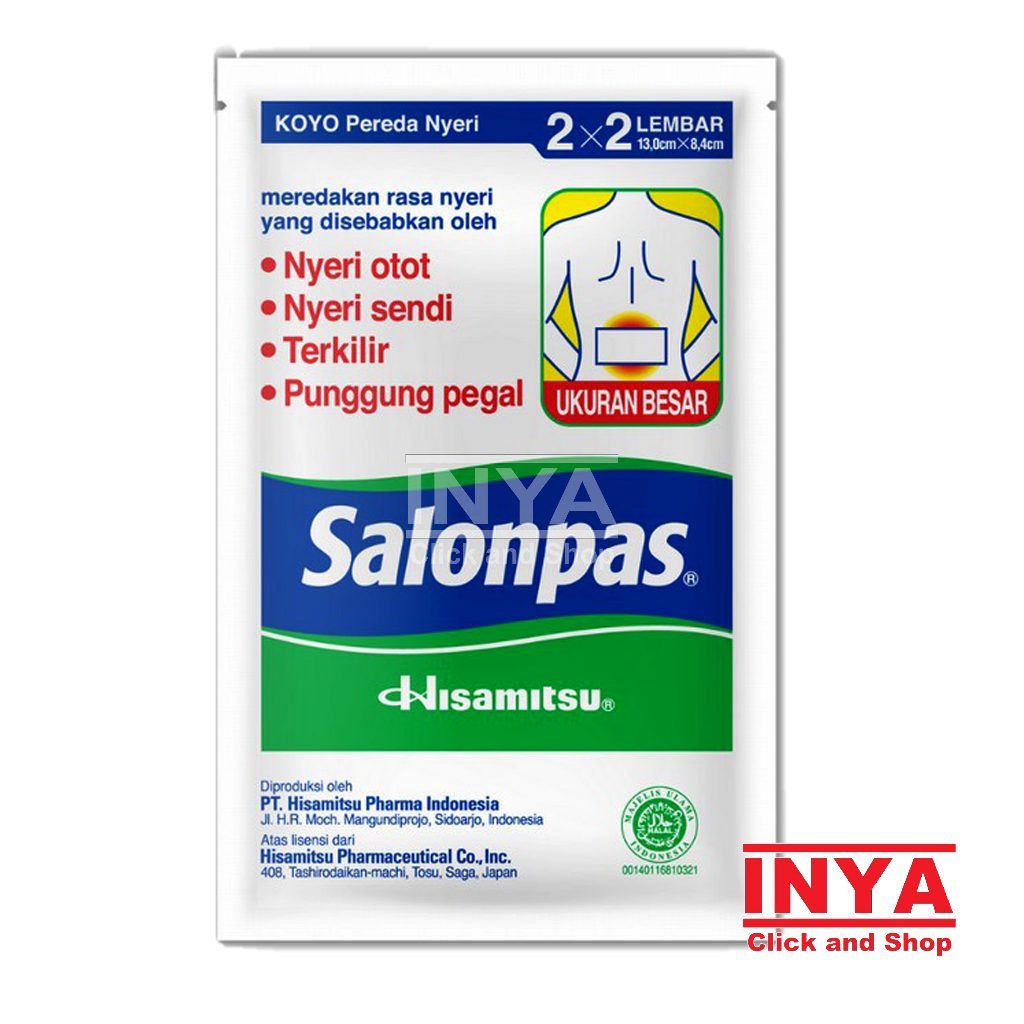 Jual Koyo Salonpas Jumbo Hisamitsu Pack isi 2x2 Lembar - Muscle ...