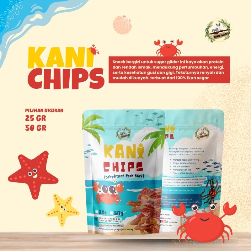 Jual Kani Chips Snack Crab Stick untuk Sugar Glider | Shopee Indonesia