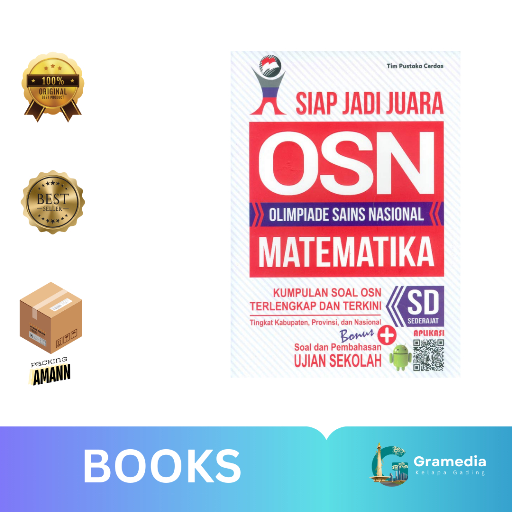 Jual Gramedia MKG - Buku Pendidikan Siap Jadi Juara Osn Matematika Sd + Aplikasi Android (Tim ...