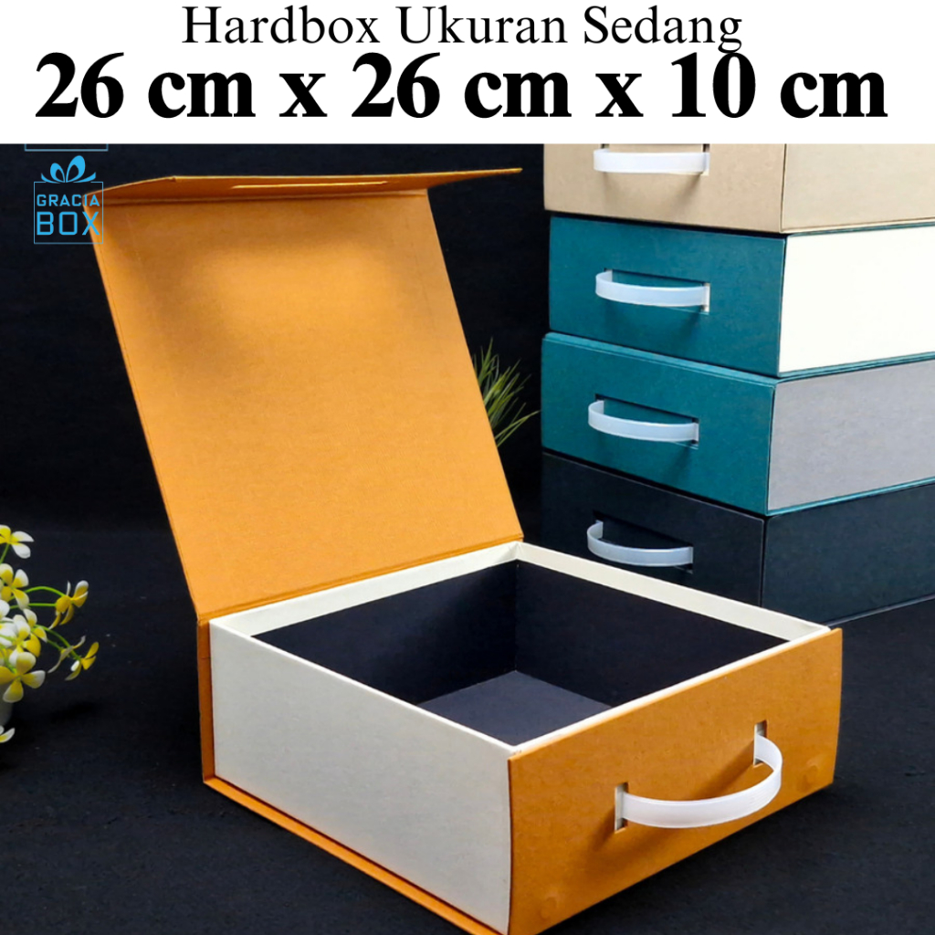 Jual HARDBOX - BOX COOKIES - BOX KUE KERING Ukuran 26 cm x 26 cm x 10 ...