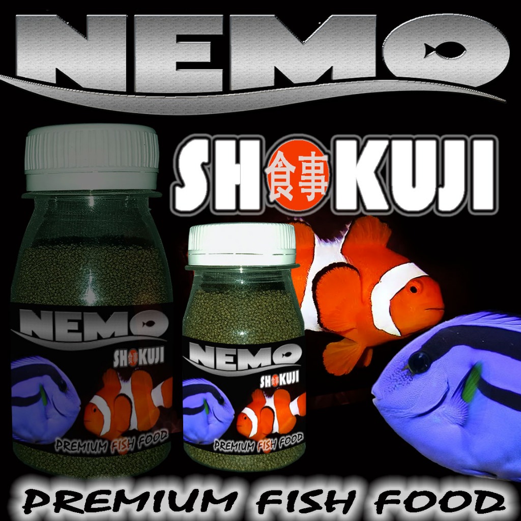 Jual SHOKUJI NEMO PELET MAKANAN IKAN HIAS AIR LAUT CLOWNFISH IKAN BADUT ...