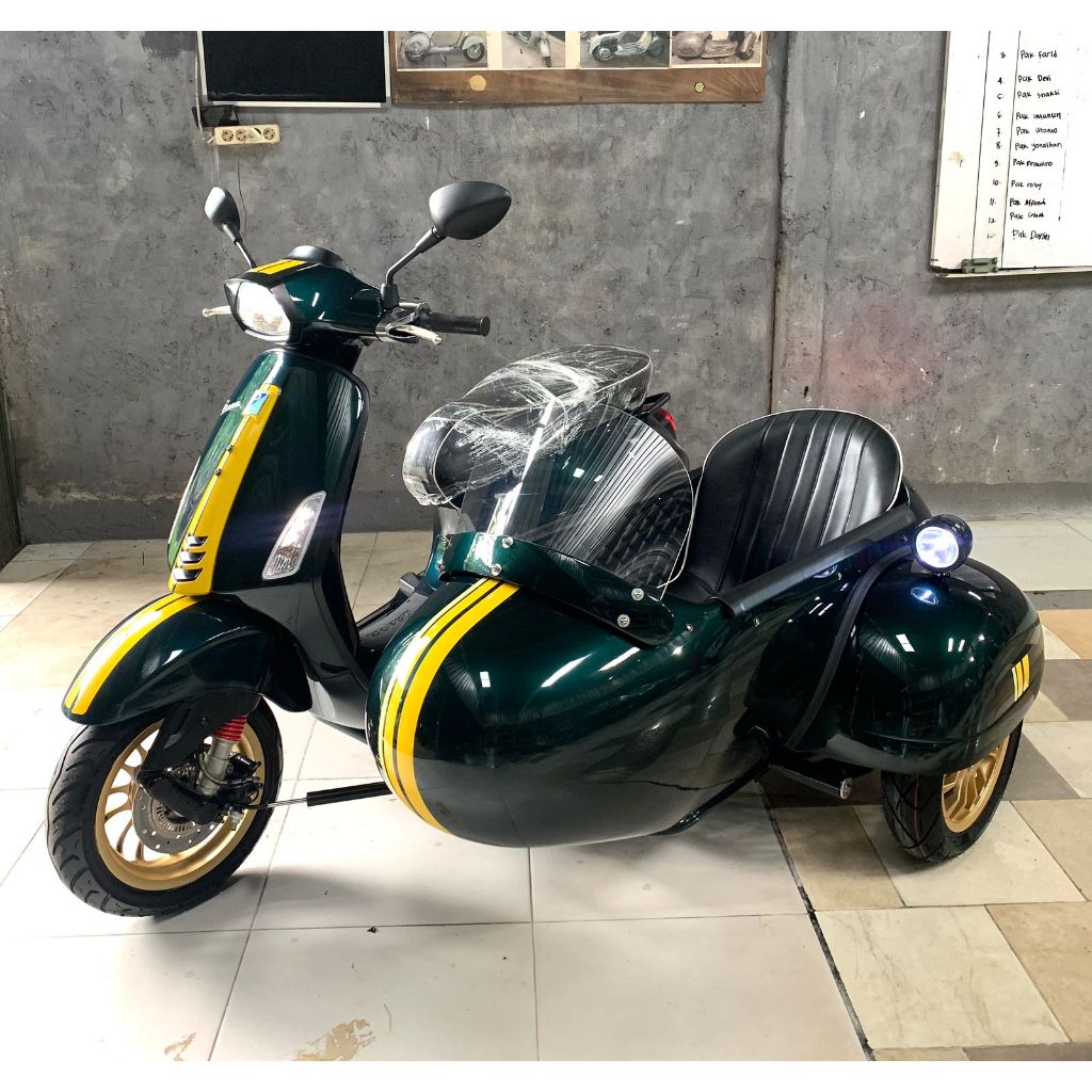 Jual Sidecar / Sespan Vespa Matic | Shopee Indonesia